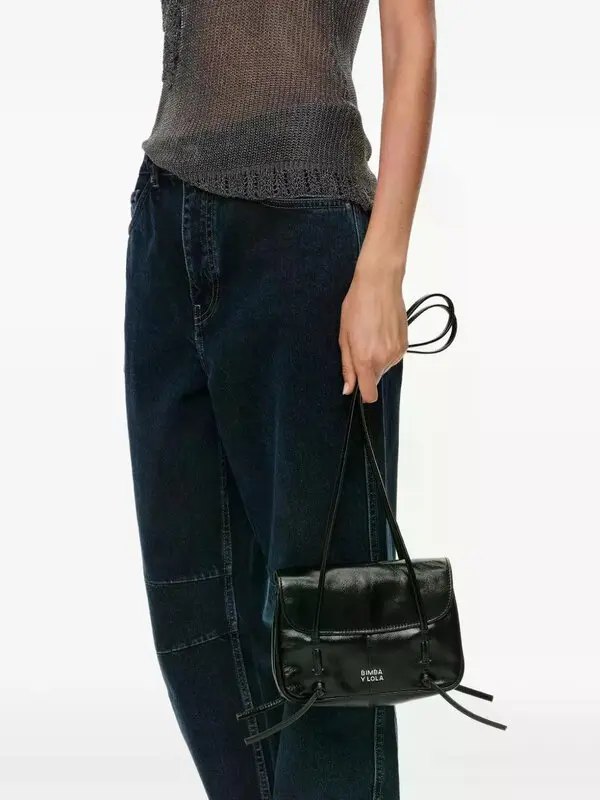 Bimba Y Lola Leather Mini Flap Bag