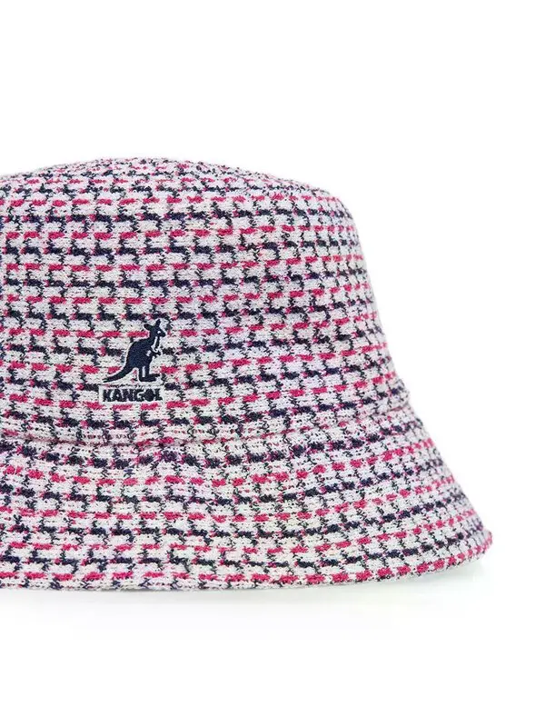 KANGOL Logo-embroidered Patterned Bucket Hat