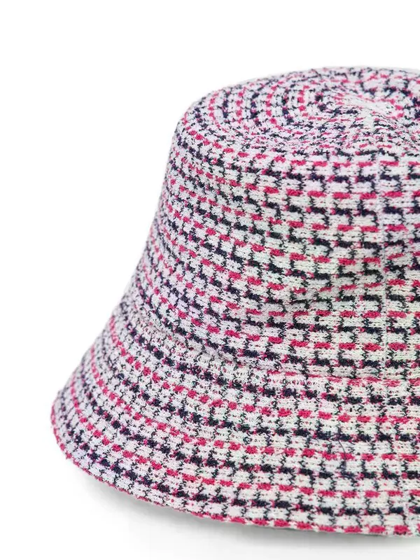 KANGOL Logo-embroidered Patterned Bucket Hat