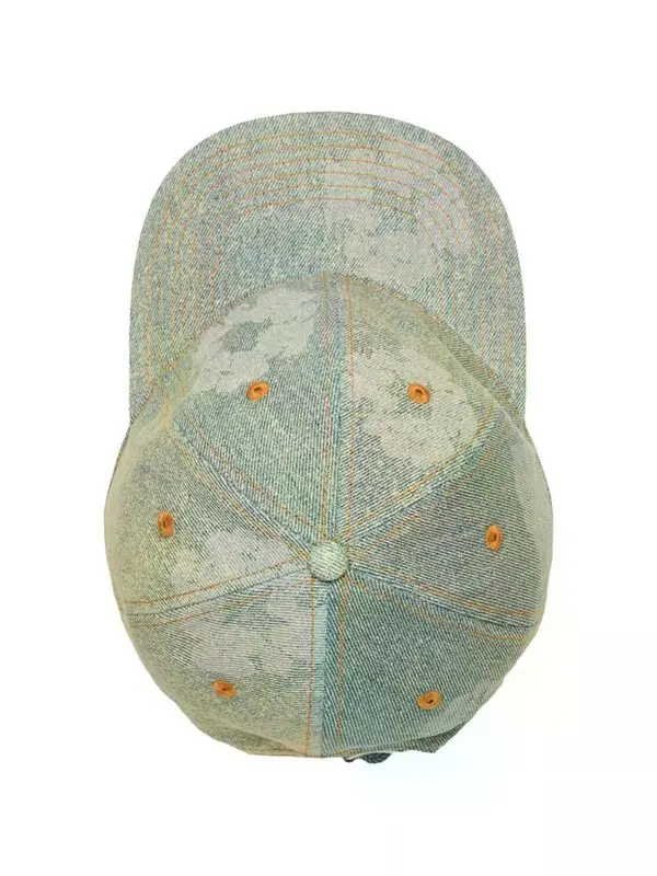 DENIM TEARS Wreath Denim Cap - Green