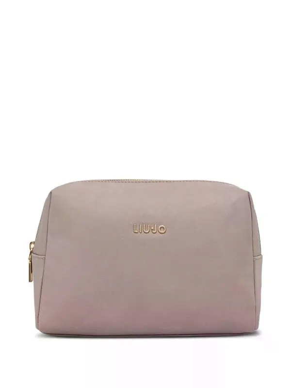 Liu Jo Logo-detail Make-up Bag - Neutrals