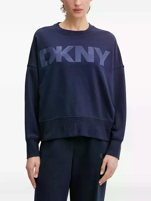 Dkny Crew Neck Sweatshirt With Logo Print