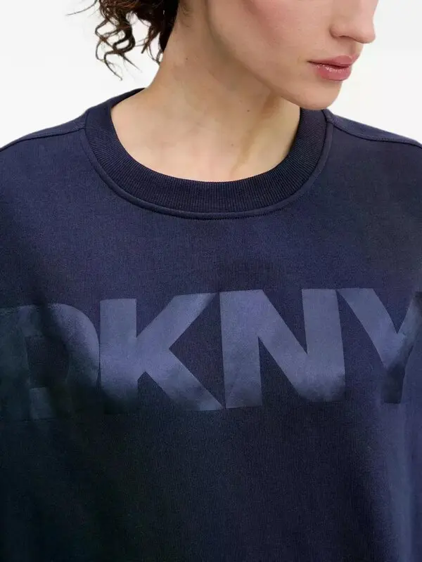 Dkny Crew Neck Sweatshirt With Logo Print