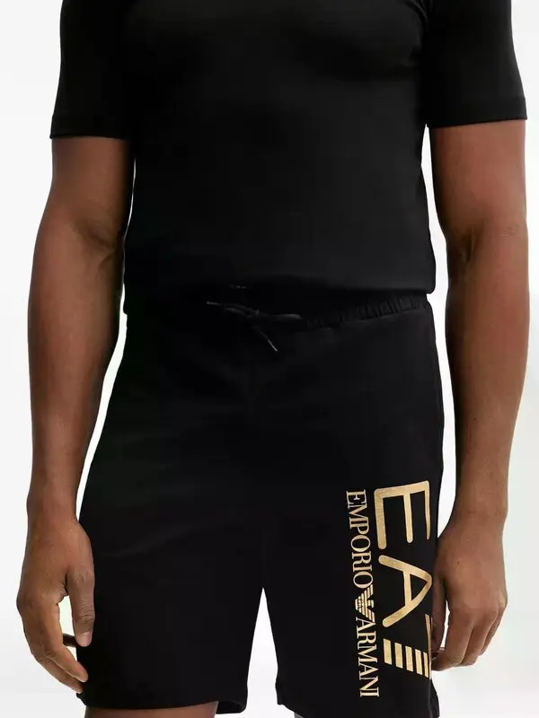 EA7 Logo-print Drawstring Shorts