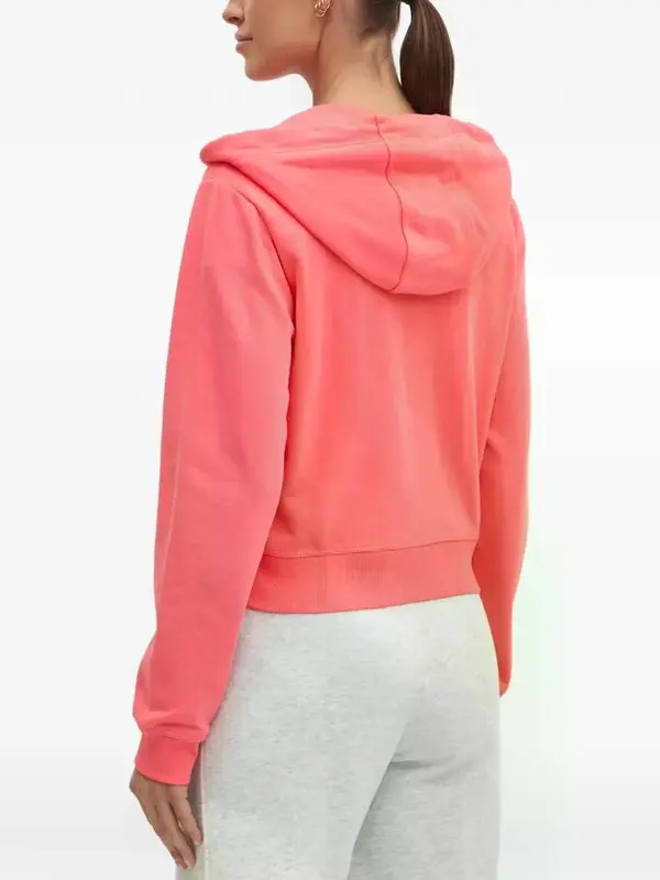 Dkny Drawstring Zip-up Hoodie