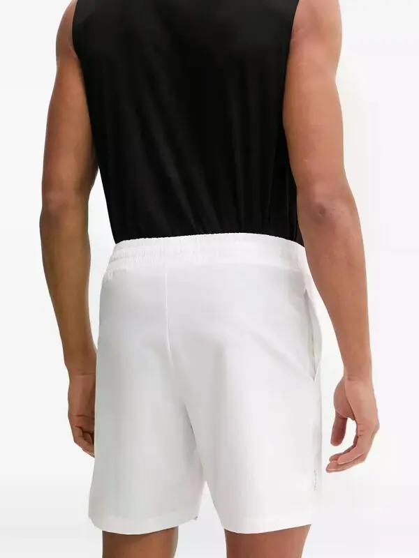 EA7 Logo Print Elasticated Shorts