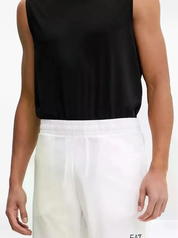 EA7 Logo Print Elasticated Shorts
