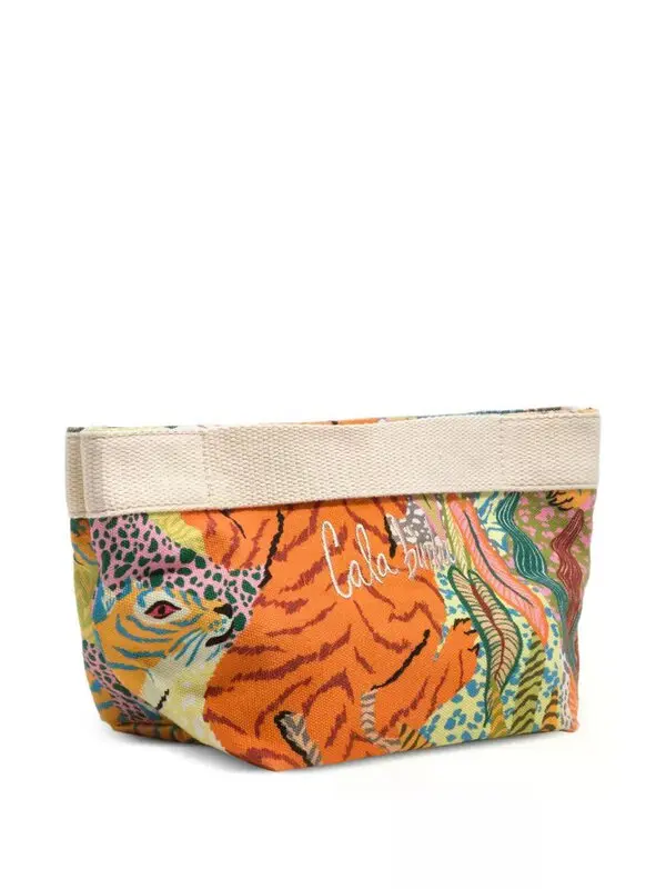 Bimba Y Lola Large Wild Cotton Beach Bag