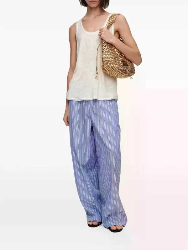 Bimba Y Lola Leather Plaited Medium Bag