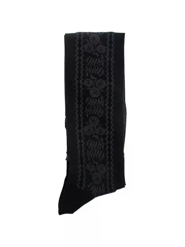 ANTIPAST Floral-pattern Knit Socks