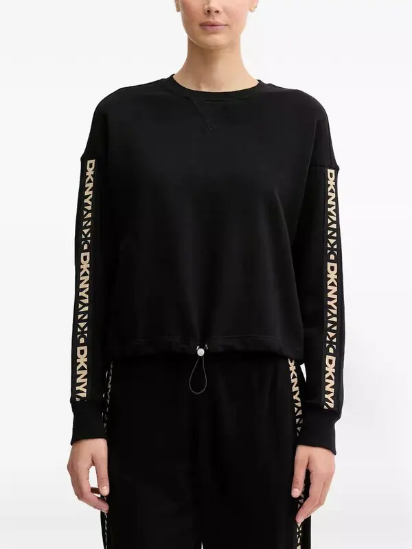 Dkny Logo Drawstring Sweatshirt
