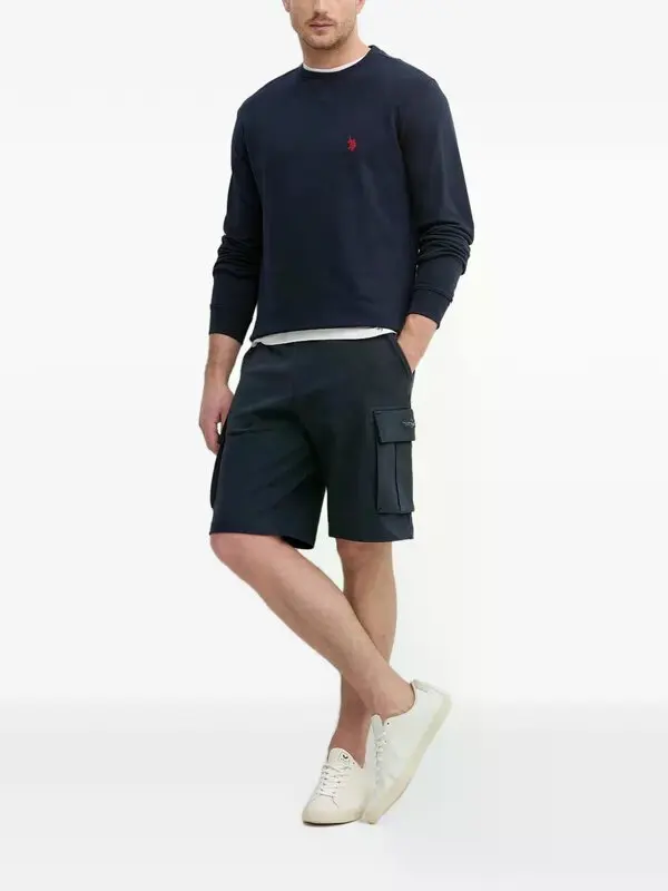 AERONAUTICA MILITARE Logo-patch Cargo Shorts