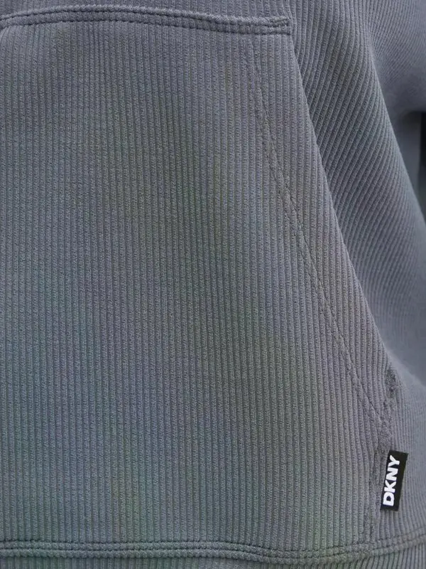 Dkny Ribbed Half-zip Sweatshirt