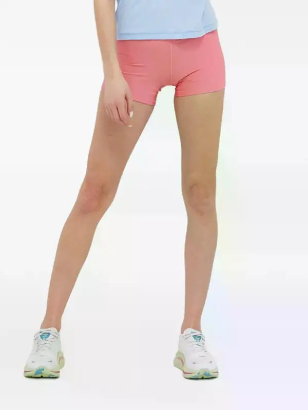 CASALL Logo-print High-waisted Shorts - Pink