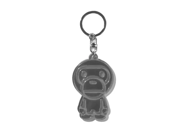 A BATHING APE Baby Milo Reflective Keychain