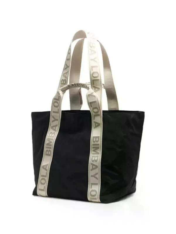 Bimba Y Lola Large Graphite Nylon Bag