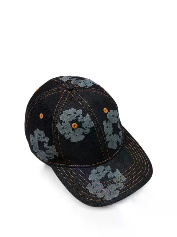 DENIM TEARS Wreath Denim Cap
