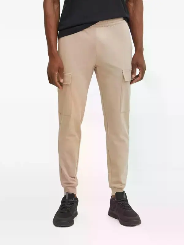 EA7 Logo-print Cuffed Cargo Pants
