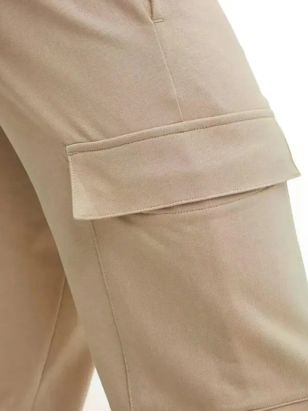 EA7 Logo-print Cuffed Cargo Pants