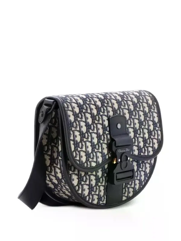 Dior Gallop Flap Messenger Bag Oblique Canvas Medium Crossbody Bag
