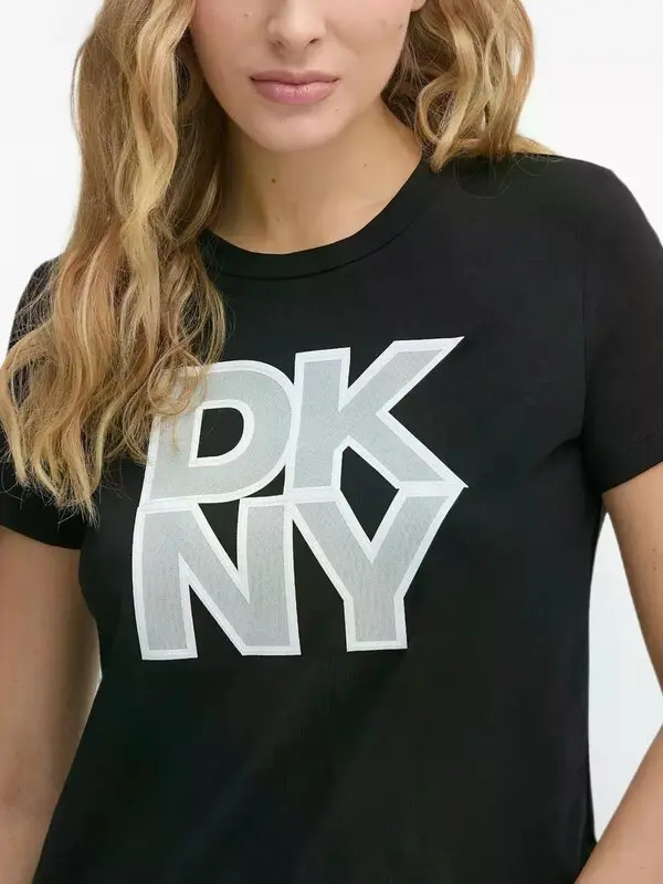 Dkny Logo Graphic T-shirt - Black
