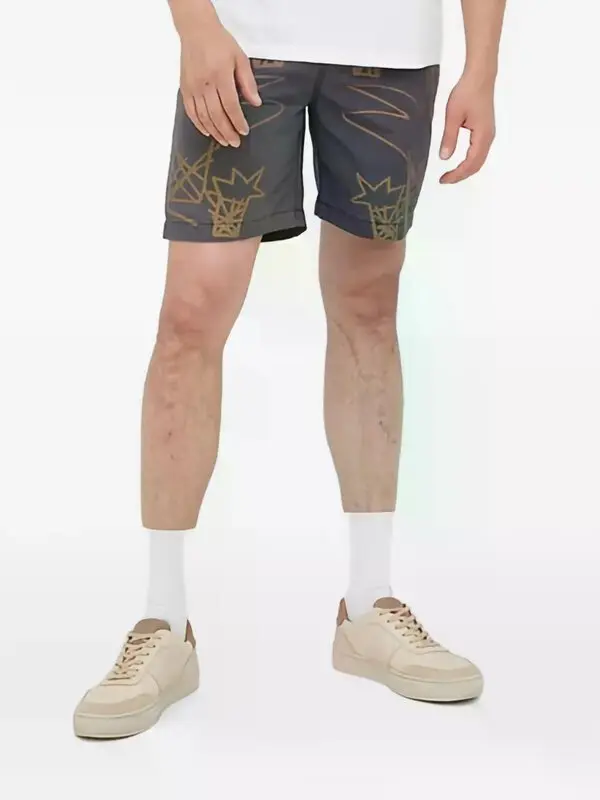 Desigual Graphic Print Shorts