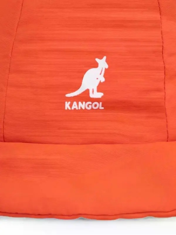 KANGOL Logo-embroidered Bucket Hat - Orange