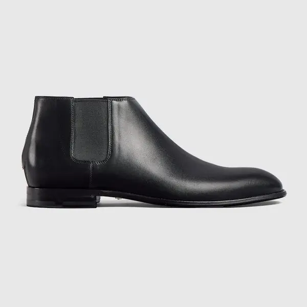 Gucci Leather Ankle Boots