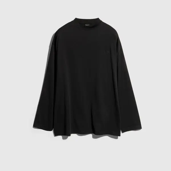 Gucci Cotton Silk T-shirt With Embroidery