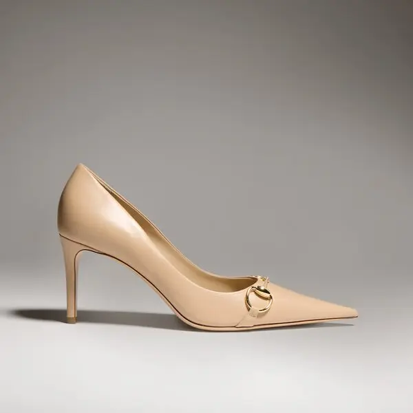 Gucci Donna Leather Horsebit Pumps