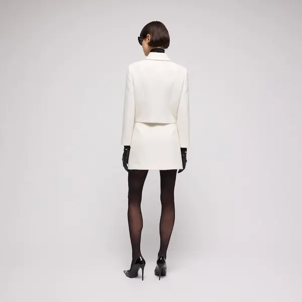 Gucci Crêpe Wool Jacket With Double G Button