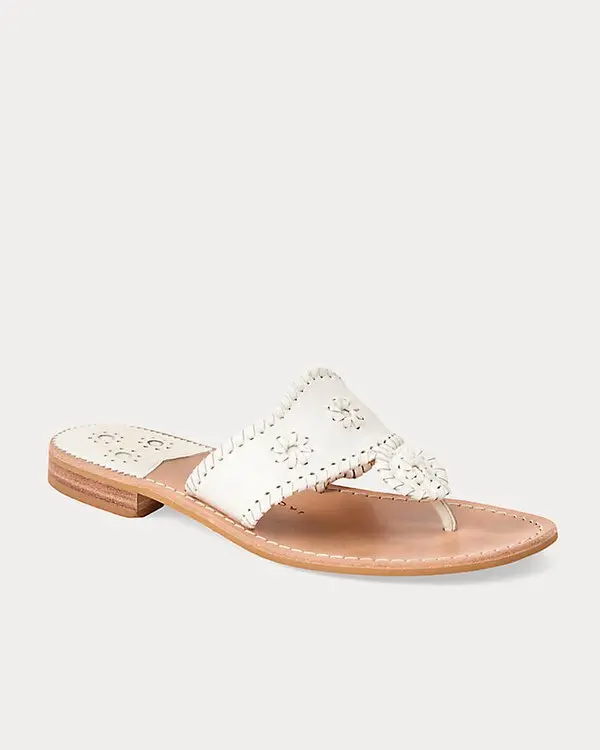 Lilly Pulitzer® Jack Rogers Jacks Leather Flat Sandal