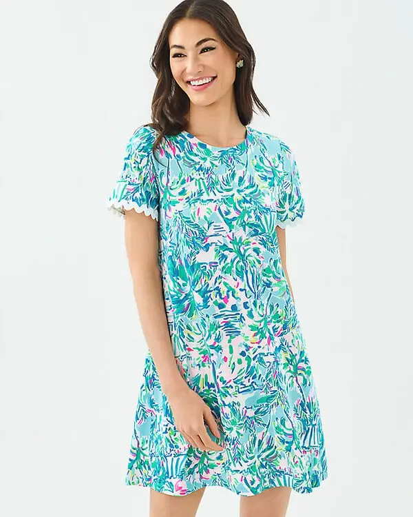 Lilly Pulitzer® Cody Short Sleeve Dress - Blue