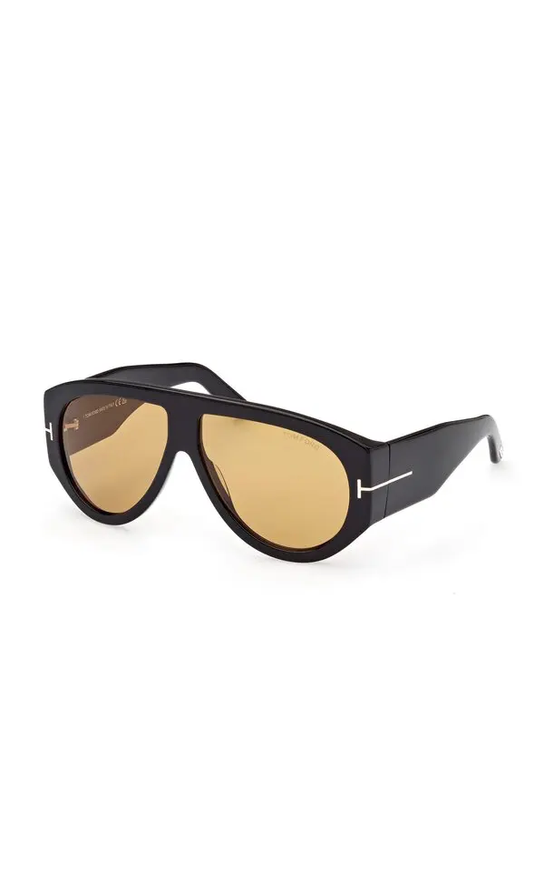 TOM FORD Bronson Acetate Sunglasses - Black