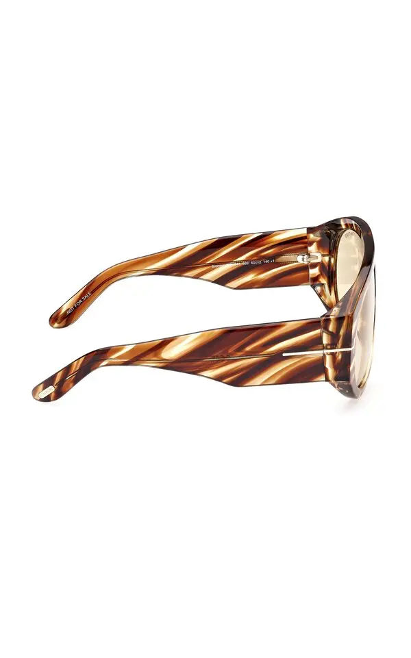 TOM FORD Bronson Acetate Sunglasses - Brown