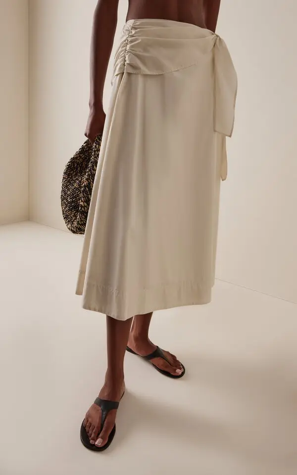 Merlette Camila Cotton Poplin Skirt