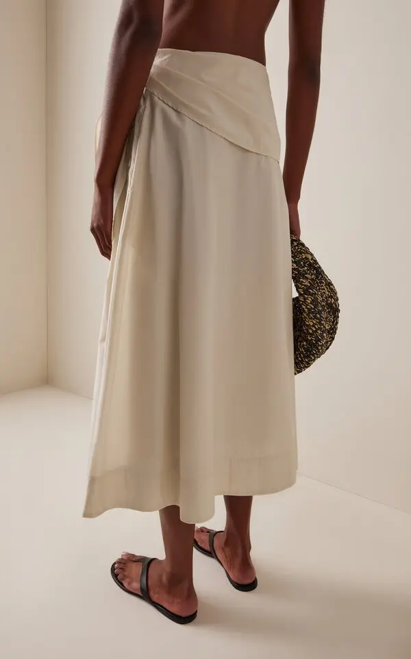 Merlette Camila Cotton Poplin Skirt