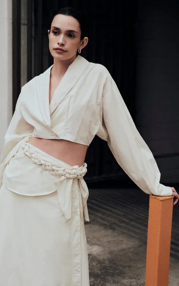 Merlette Camila Cotton Poplin Skirt