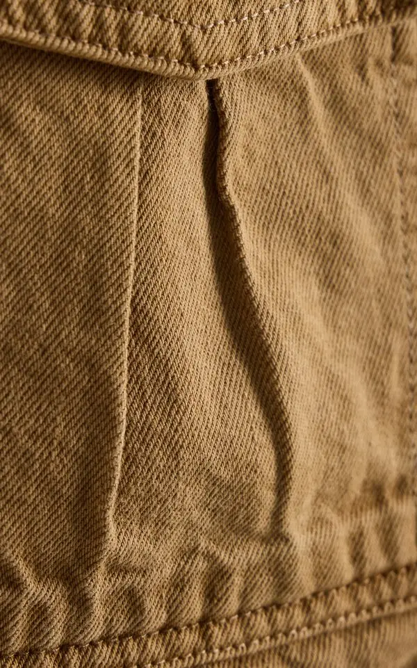 DL1961 Boxy Highluxe™ Denim Jacket With Suede Collar