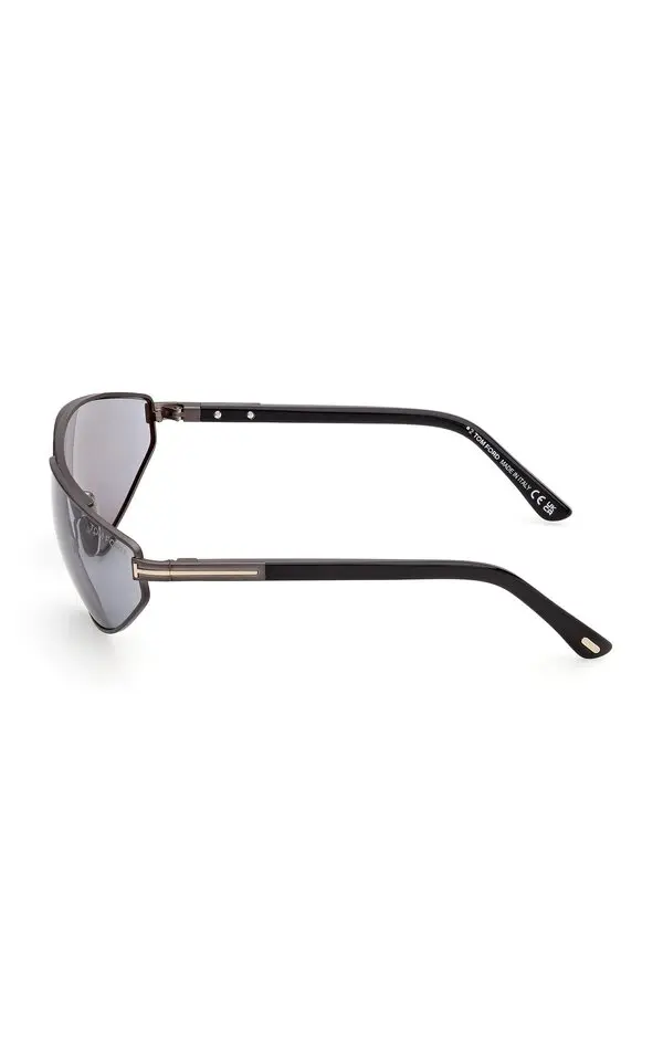 TOM FORD Parker Aviator-frame Metal Sunglasses
