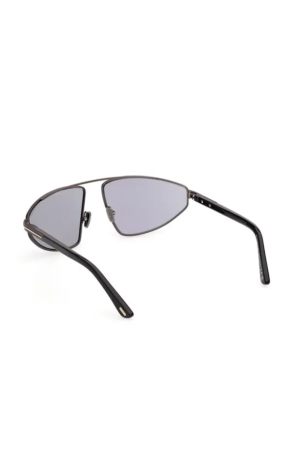 TOM FORD Parker Aviator-frame Metal Sunglasses