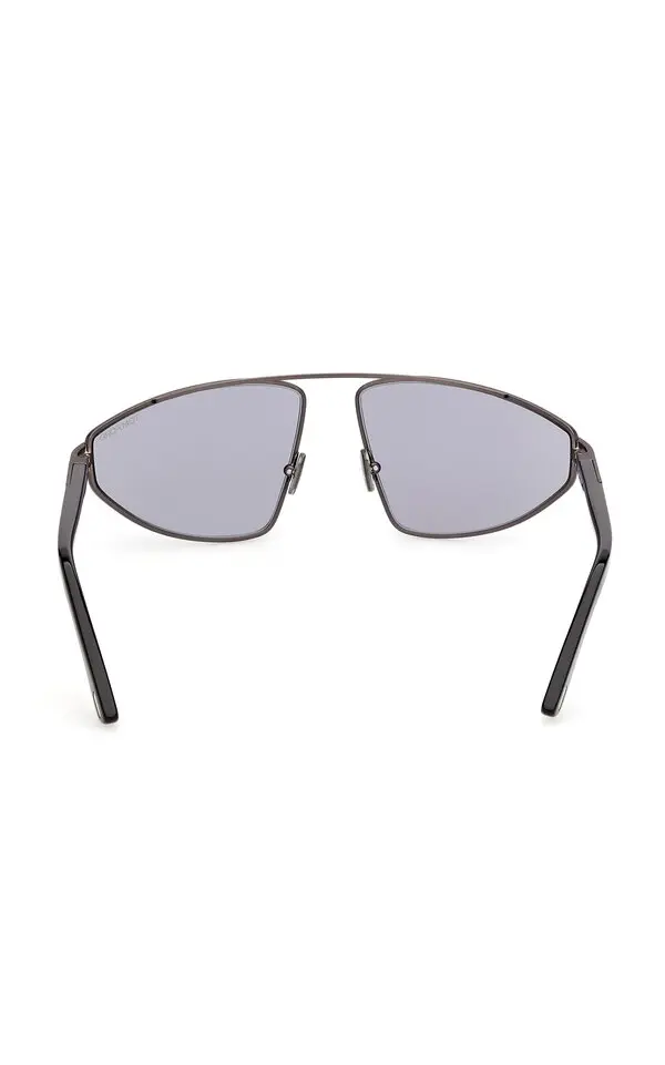 TOM FORD Parker Aviator-frame Metal Sunglasses