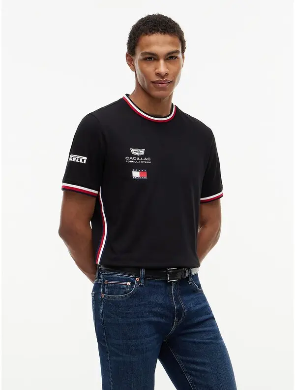 Tommy Hilfiger Tommy X Cadillac F1 Team Replica T-shirt - Black