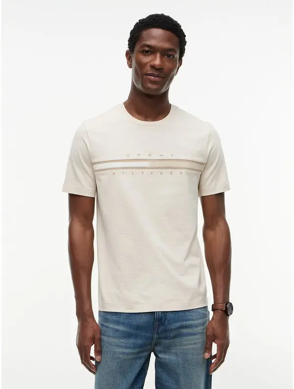 Tommy Hilfiger Tonal Flag Logo T-shirt