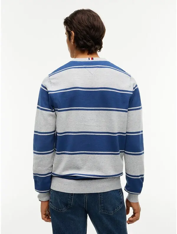 Tommy Hilfiger Rugby Stripe Crewneck Sweater