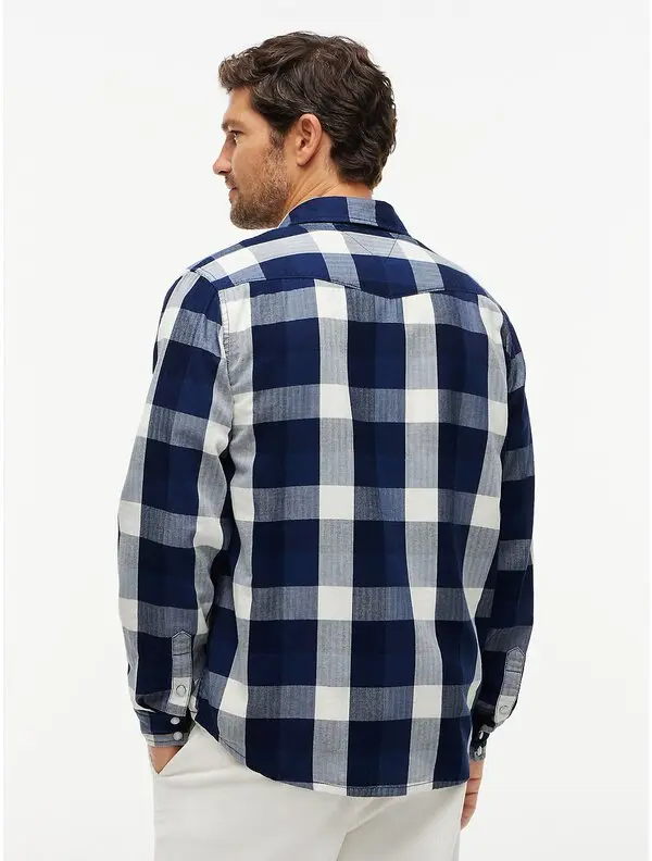 Tommy Hilfiger Regular Fit Check Denim Western Shirt