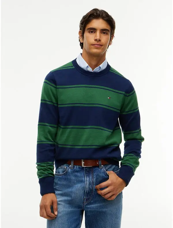 Tommy Hilfiger Striped Crewneck Sweater