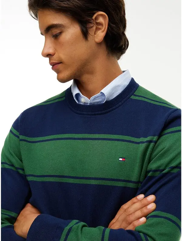 Tommy Hilfiger Striped Crewneck Sweater