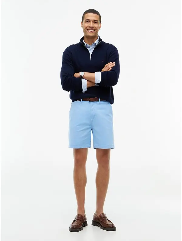 Tommy Hilfiger Regular Fit 7" Comfort Waist Shorts - Vessel Blue