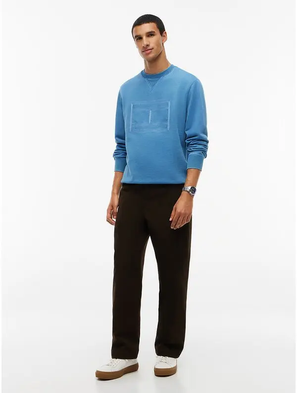Tommy Hilfiger Flag Logo Indigo-dyed Sweatshirt